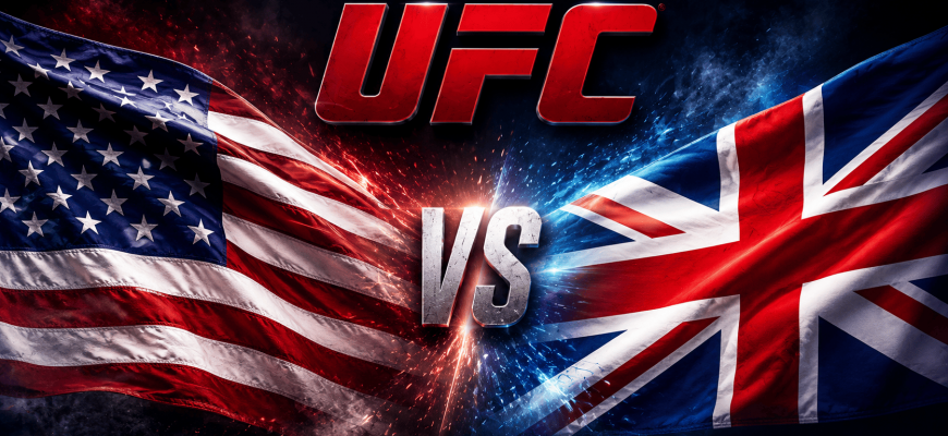 Hoy en la historia de UFC: Estados Unidos vs. Reino Unido